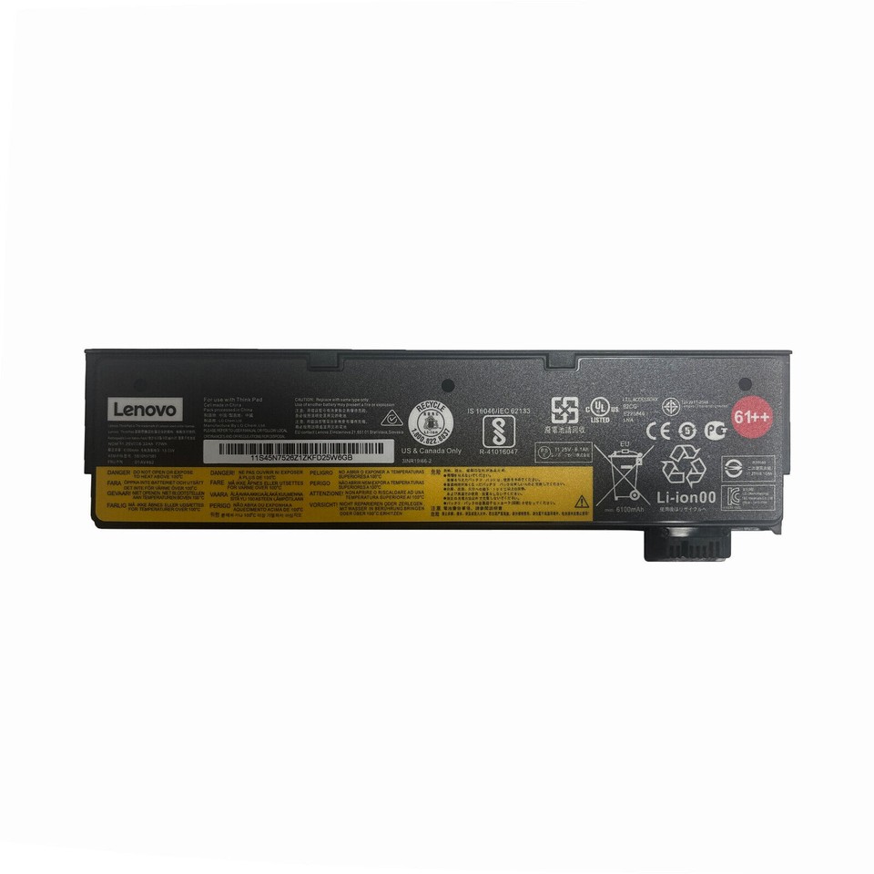61++ OEM 01AV492 Battery For Lenovo ThinkPad T470 T480 T570 T580 ...