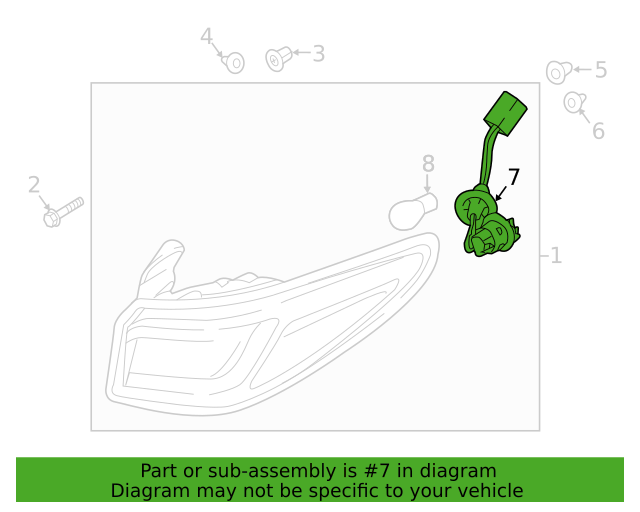 Hyundai 92480-J9010 Rear Left/Right Light Wire Harness | eBay