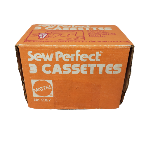 VTG 1977 Mattel Sew Perfect 3 New Cartridges NOS 2027 Original Sealed ...