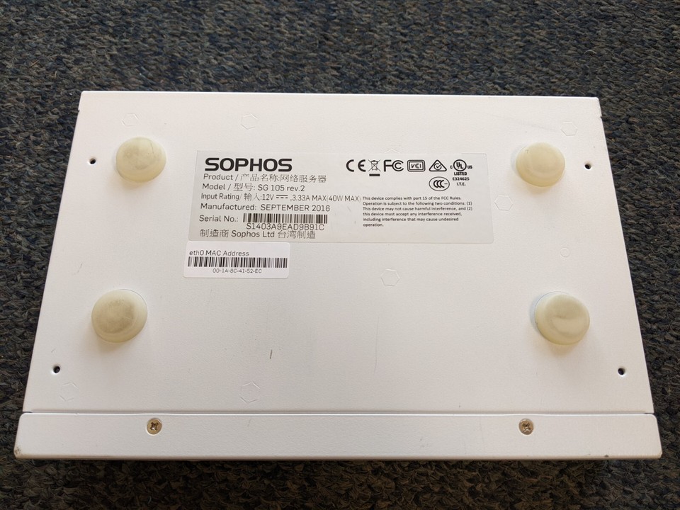 pfSense four-port Gigabit router/firewall on Sophos SG 105 hardware | eBay