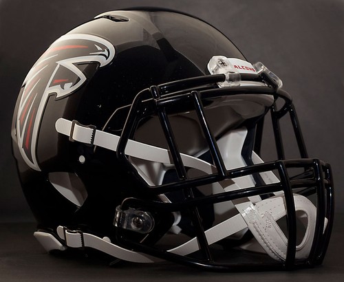 ***CUSTOM*** ATLANTA FALCONS NFL Riddell Speed AUTHENTIC Football ...