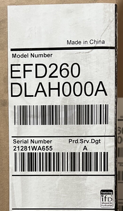 Trane EFD260DLAH000A CleanEffects Whole House Air Purifier | eBay