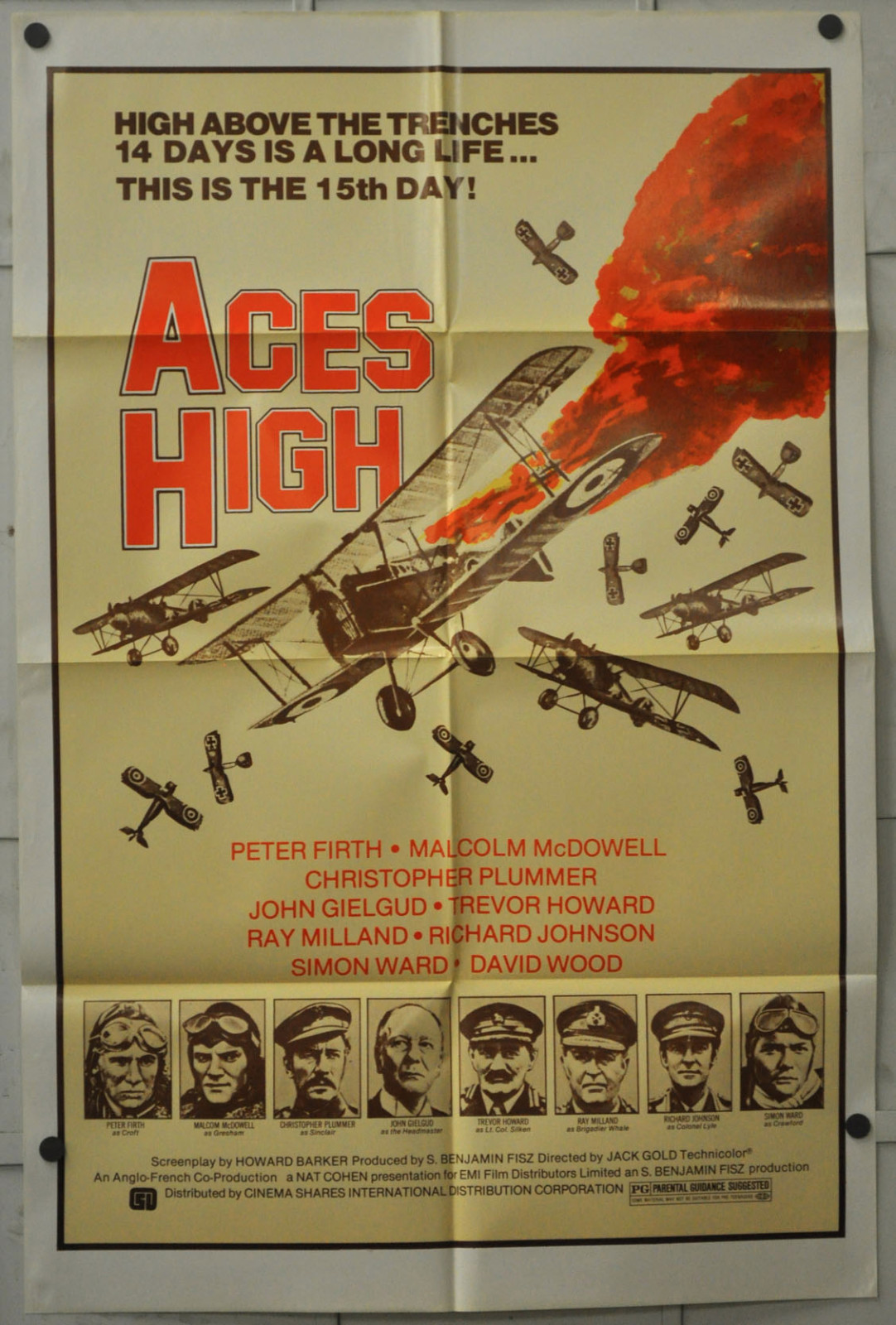 Aces Hoch 1976 Original 27X41 Film Poster Christopher Stehlager Malcolm ...