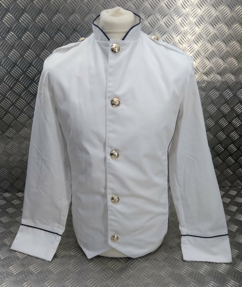 Original Britischer RAF Ausgabe Royal Air Force Weiß Herren Stewards ...