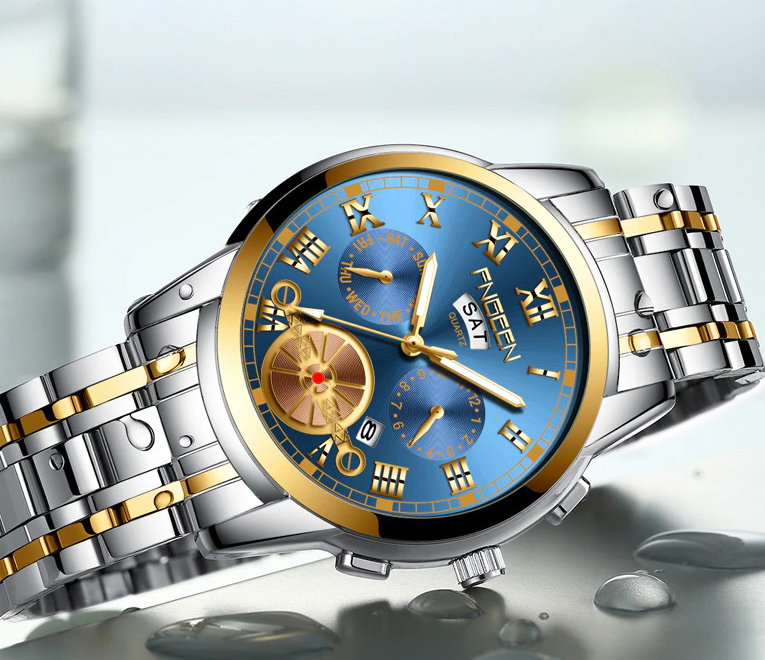 Men's Watch Relojes De Hombre Stainless Steel Quartz Luminous Classic ...