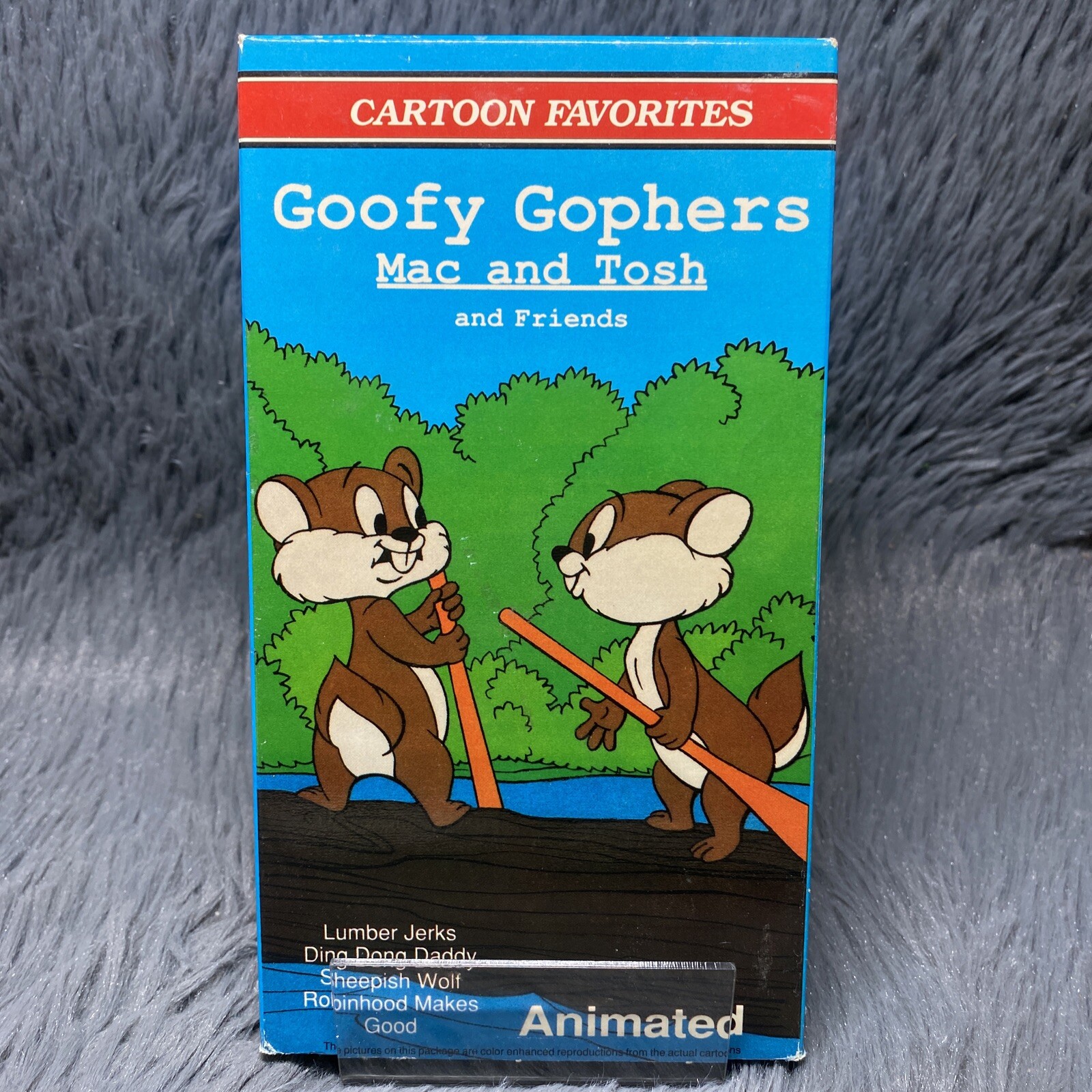 Goofy Gophers Cartoon Classics Mac & Tosh And Friends Animated VHS 1990 ...