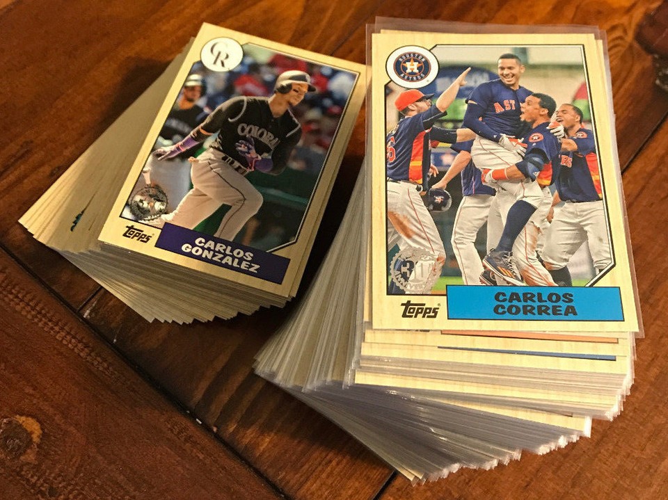 2017 Topps Series 1 & 2 & Update - '87 TOPPS Inserts - Complete Your ...