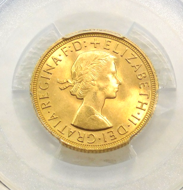 1959 Great Britain Gold Sovereign PCGS MS64 Just Graded New Holder PQ # ...