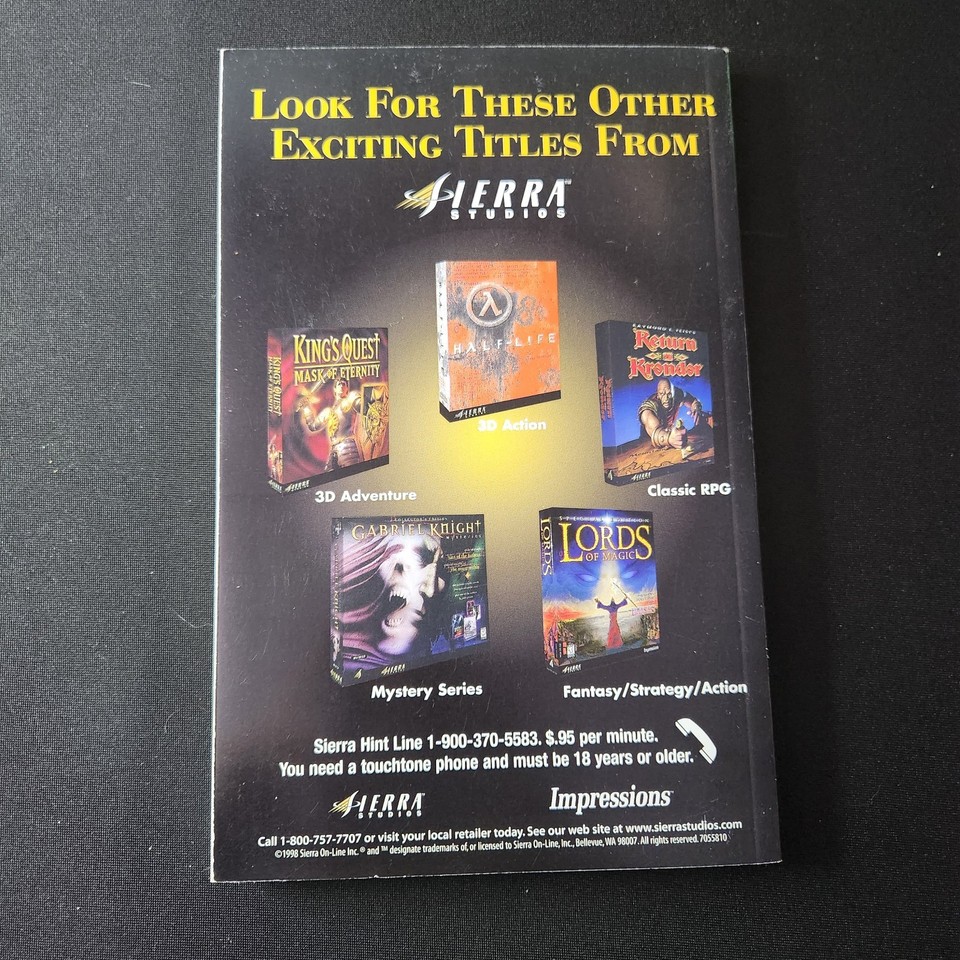 Caesar III (Sierra Studios, 98) Game Manual - Game Guide - PC ...