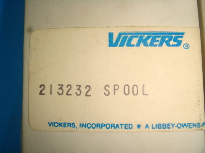 NEW VICKERS, 213232, DIRECTIONAL VALVE SPOOL, NEW IN BOX | eBay