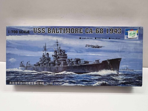 Trumpeter 05725 USS Baltimore CA-68 1944 Factory Sealed Model Ship Kit ...