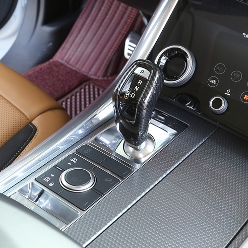 Carbon Fiber Style Gear Shift Knob Cover Fit for Range Rover Sport 2018 ...