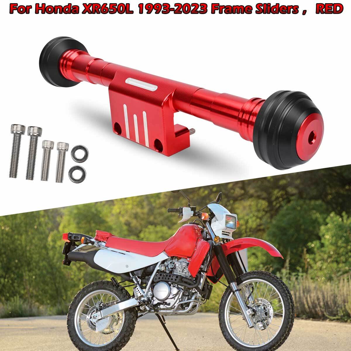 For Honda XR650L 1993-2024 Frame Slider Crash Protector Pad Red ...
