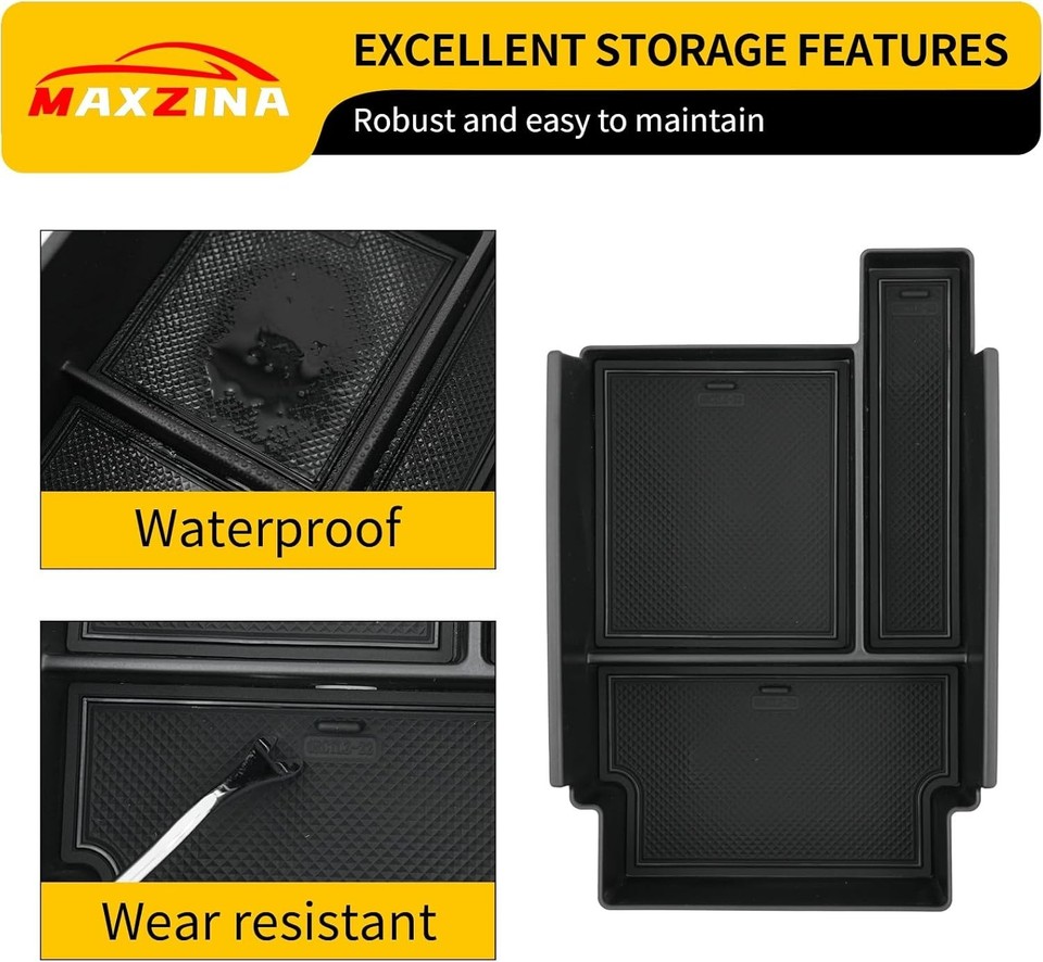 For 2022-2025 Nissan Pathfinder Center Console Organizer Armrest ...