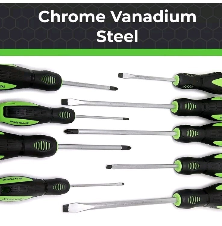 Professional Heavy Duty 9pcs Magnetic Phillips & Flat Head Screwdriver Set | eBay UK