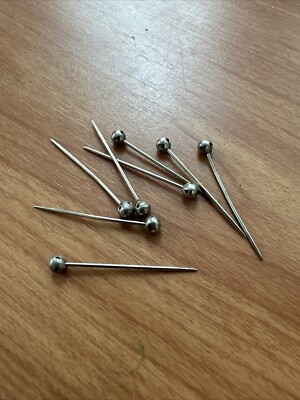 Vintage 1920 Pins, Bell Top Design, Set Of 8 | eBay