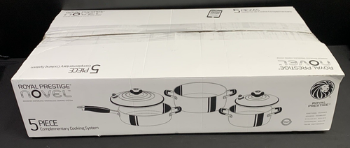 ROYAL PRESTIGE NOVEL 5PC ADVANCED WATERLESS-GREASELESS COOKING SYSTEM ...