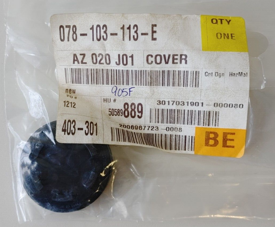 New Genuine OEM Volkswagen Engine Camshaft Plug 078103113E | eBay