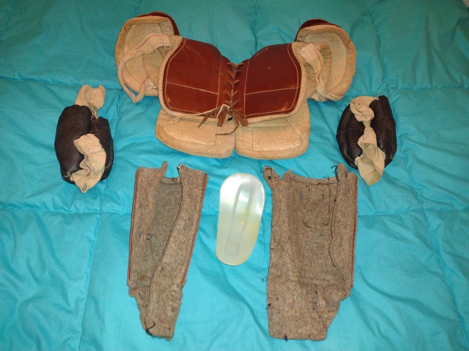 1900s Youth Kids Warrior Chest Protector ++ leg & elbo Guards Hockey ...