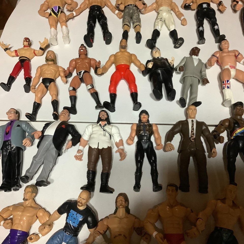 Huge Lot of 74 Vintage Wrestling Figures | eBay