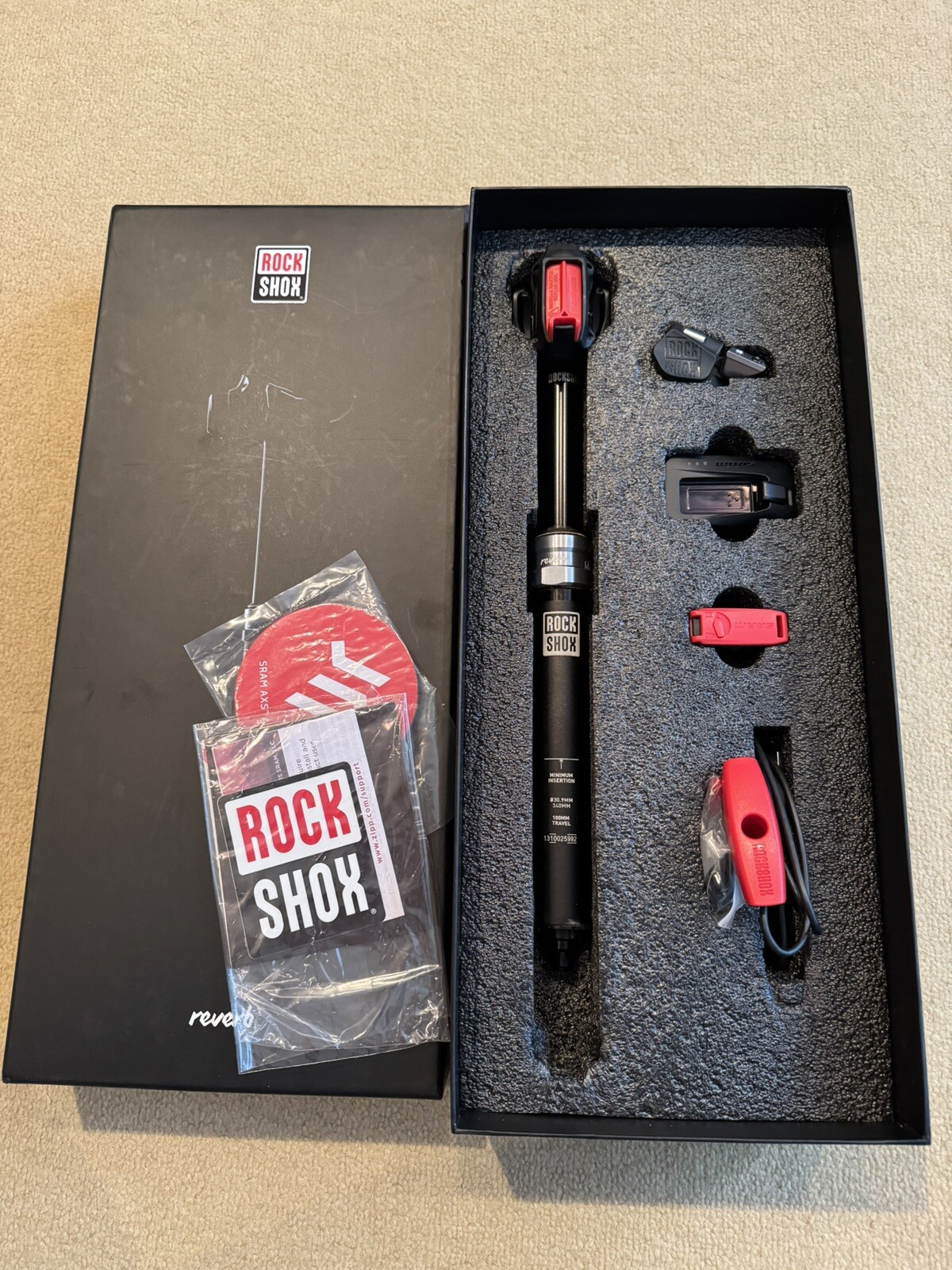 Rockshox Reverb AXS dropper seat post with remote, 30.9mm, 100mm | eBay
