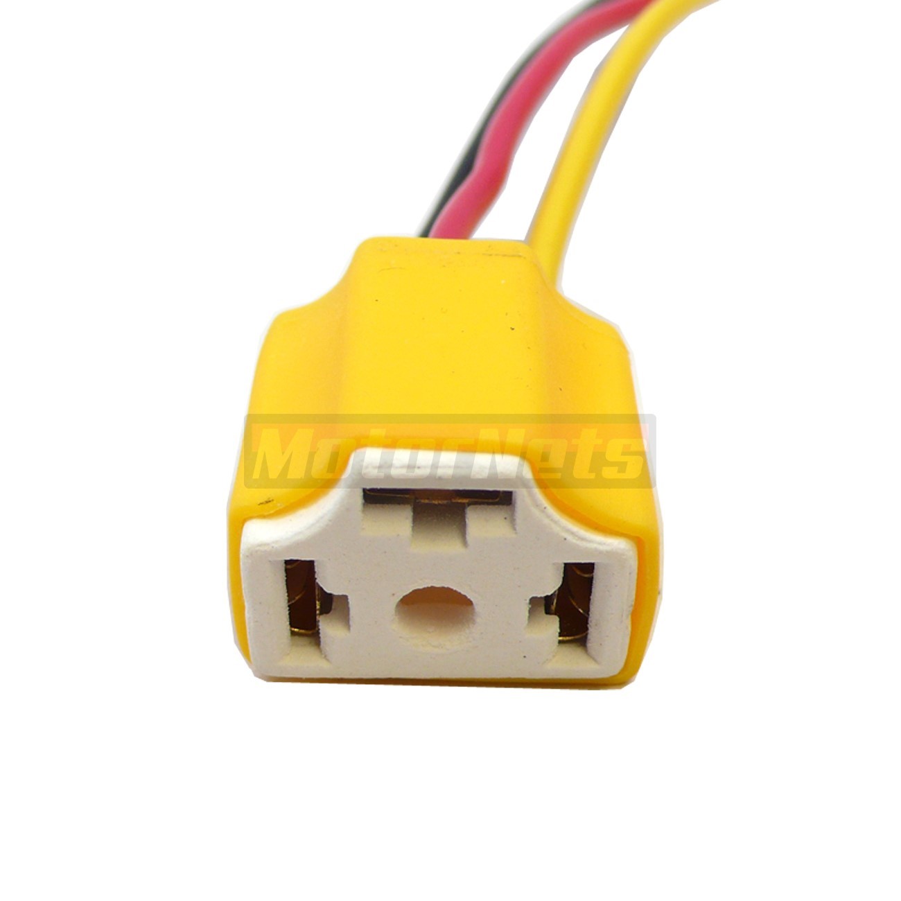 2x H4 9003 Bulb Headlight Plug Lamp Socket Connector Wire Harness 3 ...