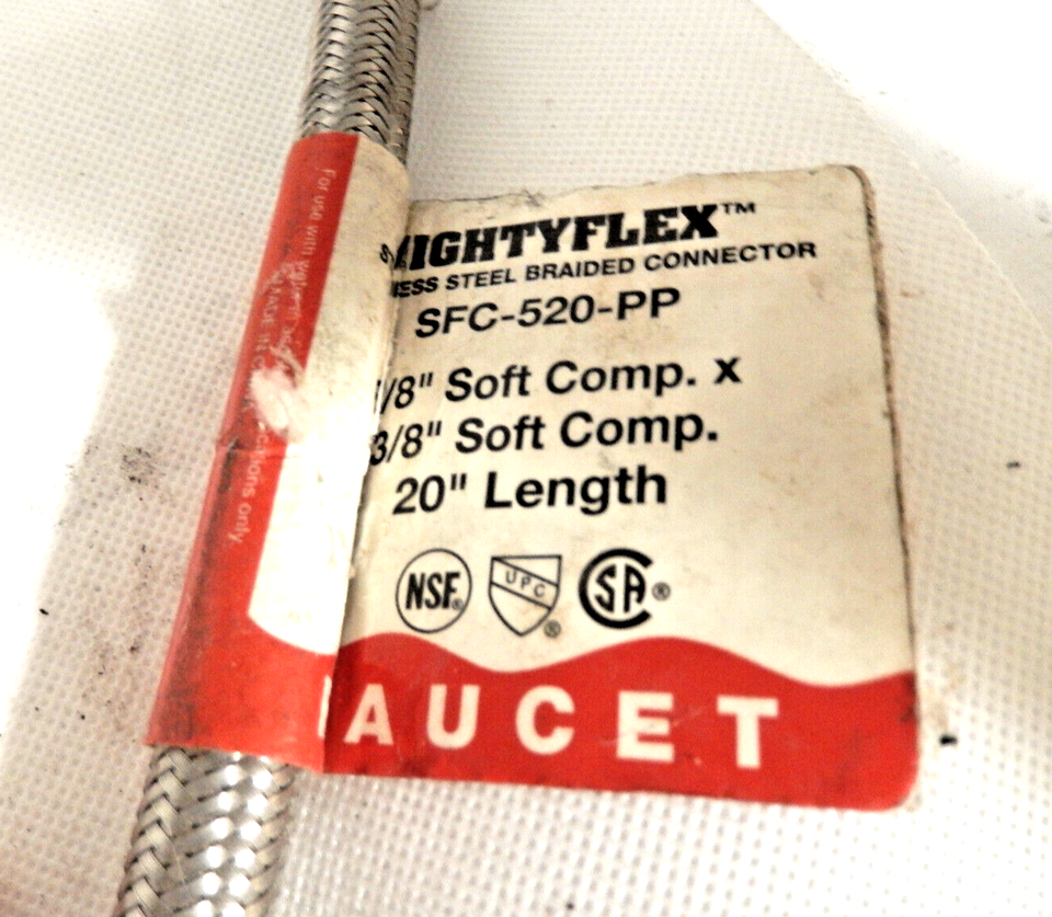 { 2 NOS Aquaflo Mighty flex SFC-520-PP 3/8 Soft Comp X3/8 Soft Comp 20 Inch | eBay