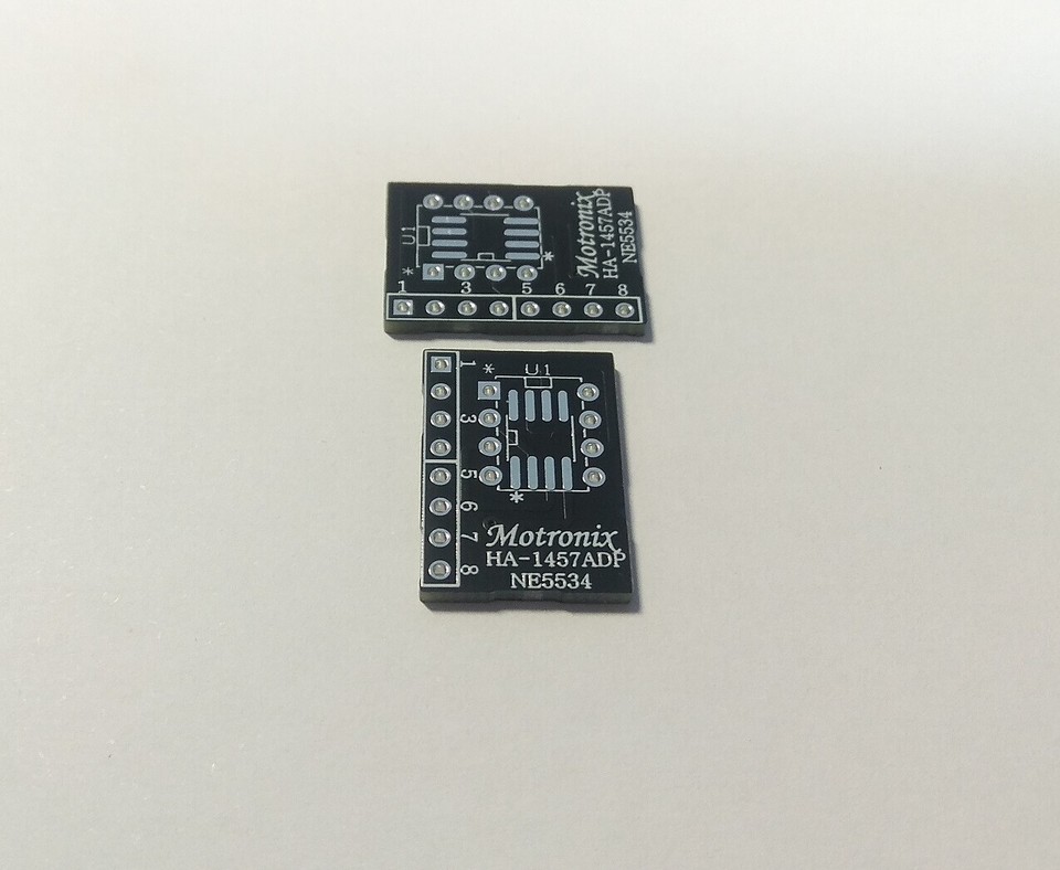 HA1457 Hitachi IC Replacement adapter SO8 to SIP8 for single or dual op ...