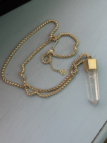 Kendra Scott Large Nora Rock Crystal Necklace | eBay