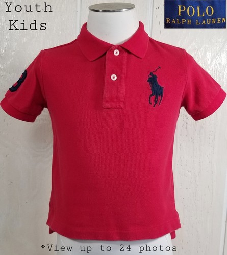 POLO Ralph Lauren Red Big Pony #3 Polo Shirt YOUTH KIDS Size 2T | eBay