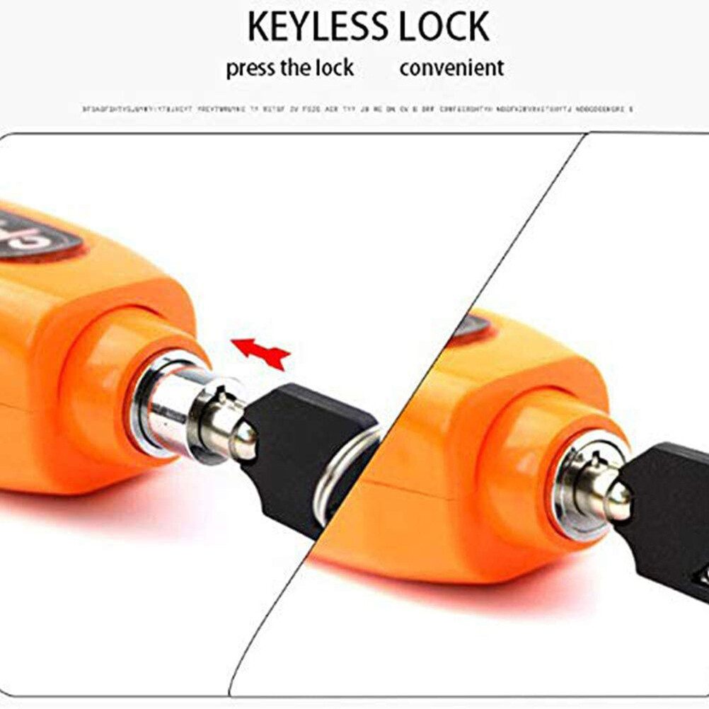 Motorcycle Handlebar Lock Brake Lever Grip Lock Security Anti Theft ...