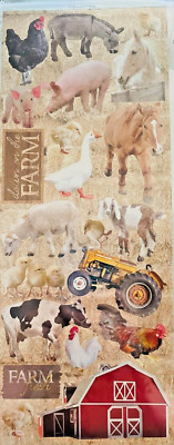 Recollections FARM Themed Stickers~FLAT~VERY NICE! Quick Ship! | eBay