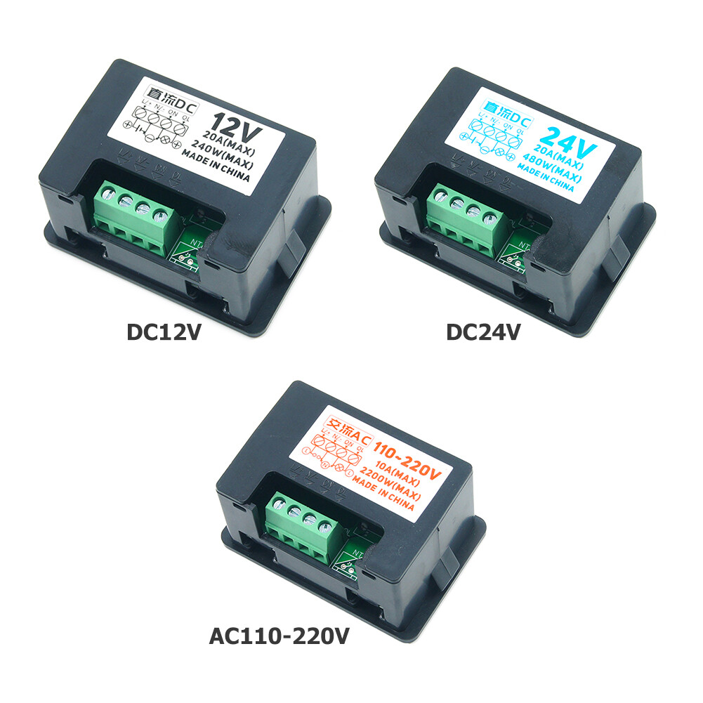 DC 12V 24V AC110V-220V Digital Delayer Intelligent Digital Delay Switch ...