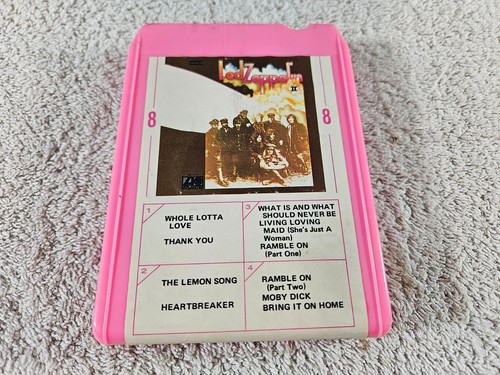 Led Zeppelin- Led Zeppelin II 8-Track Tape. REBUILT! Free ship. | eBay