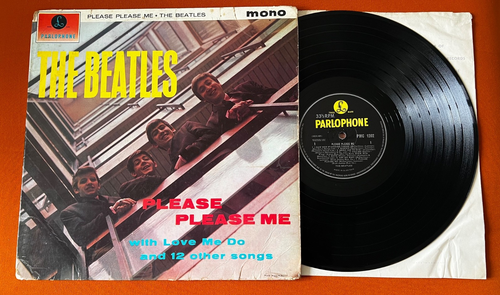 The Beatles Please Please Me 1963 UK 1st Press Parlophone Mono Vinyl EX ...