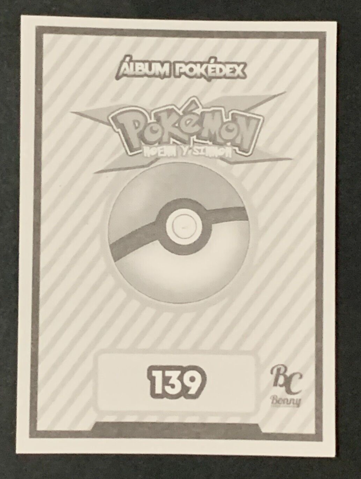 POKEMON HOENN & SINNOH Sticker MC #139 SHINX South America Editio PERU ...
