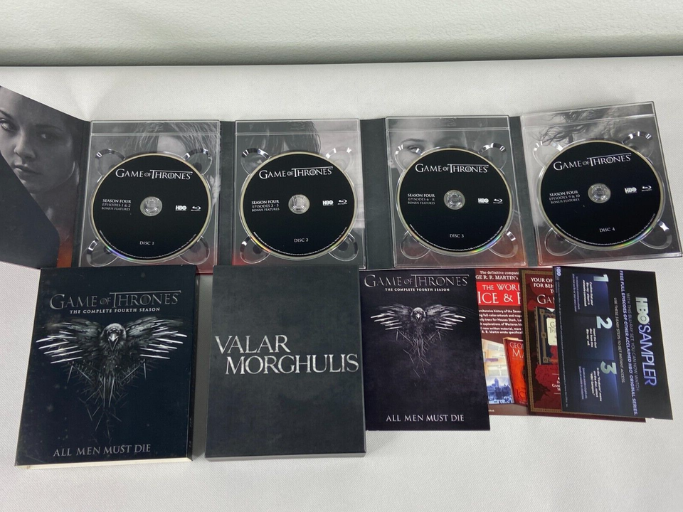 Game Of Thrones Blu Ray Season 4 4 Disc Box Set With Slipcover | eBay