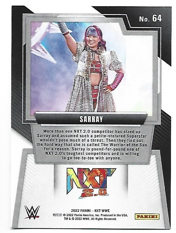 Sarray 2022 Panini WWE NXT Base Card #64 NXT 2.0 | eBay