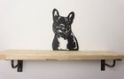 French Bulldog Metal Face Wall Art / Garden Sculpture | eBay UK