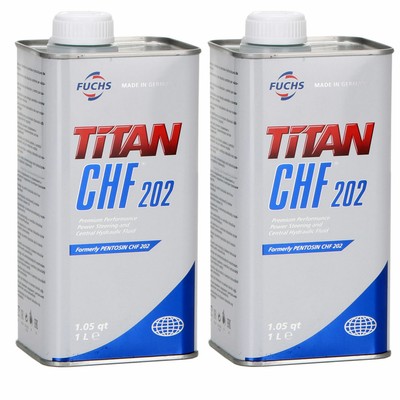 2L 2 Liter Fuchs PENTOSIN TITAN CHF 202 Hydrauliköl Zentralhydrauliköl ...