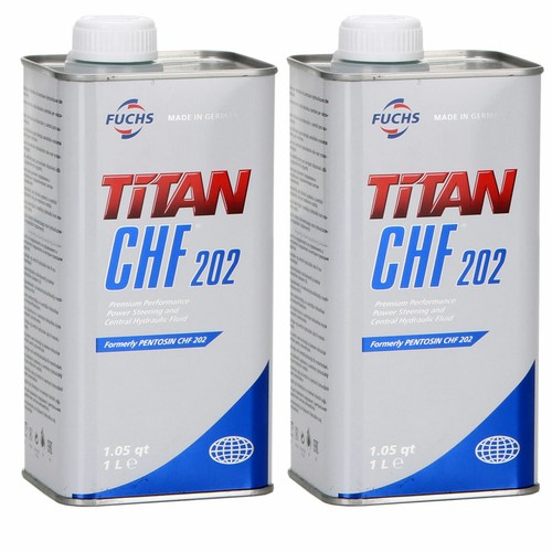 2L 2 Liter Fuchs PENTOSIN TITAN CHF 202 Hydrauliköl Zentralhydrauliköl ...