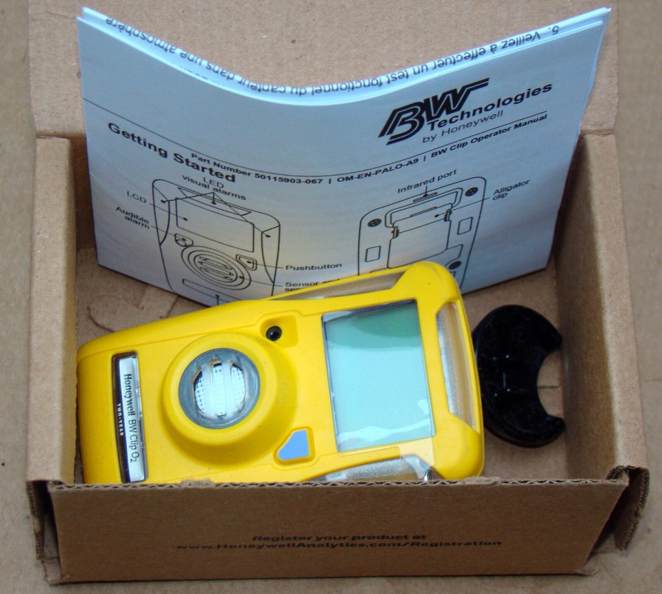 Honeywell BW Clip BWC2-X Single Gas Two-Year O2 Oxygen Monitor 2/24 | eBay
