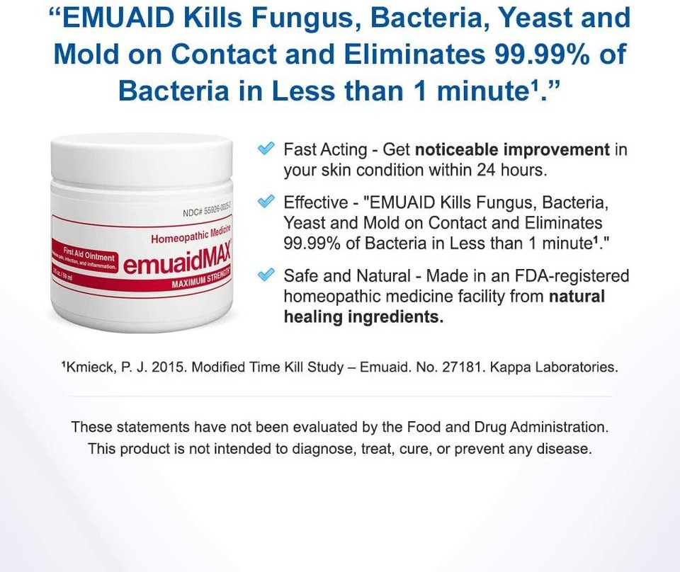 EMUAID Max First Aid Ointment - 2 Ounces | eBay