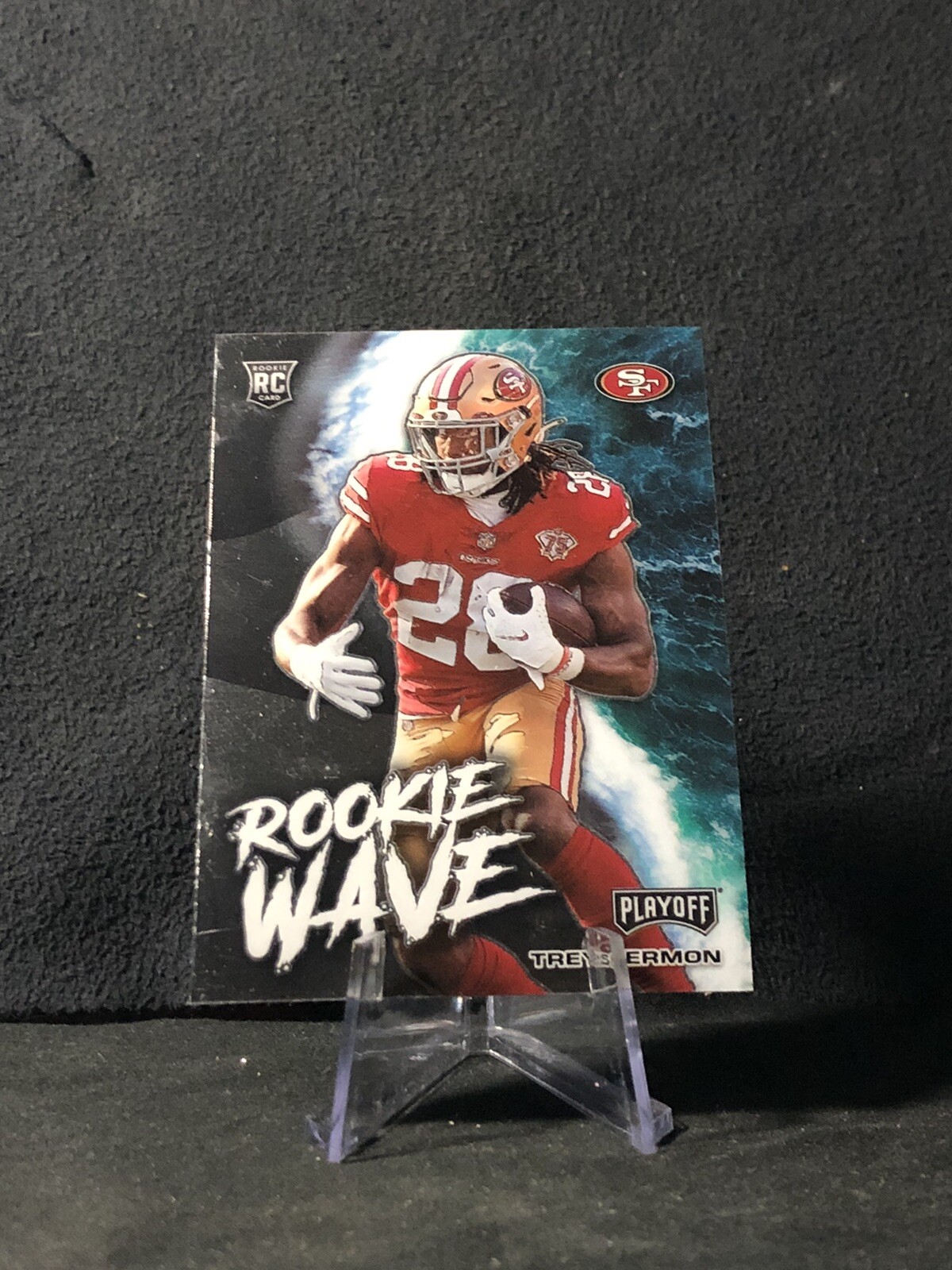2021 Panini Playoff Football Rookie Wave TREY SERMON RC Card # RW-TSE ...