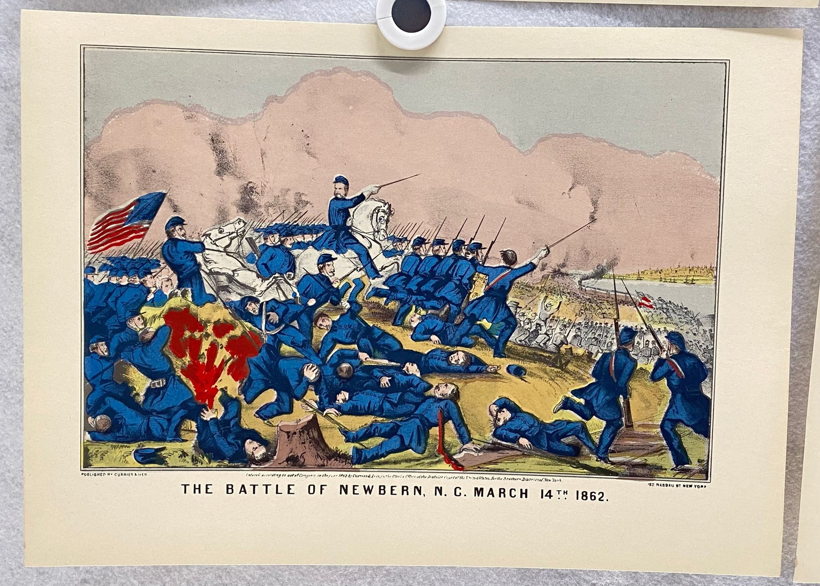 Currier & Ives Civil War Hand Colored Engraving Portfolio #2 Set of 6 ...