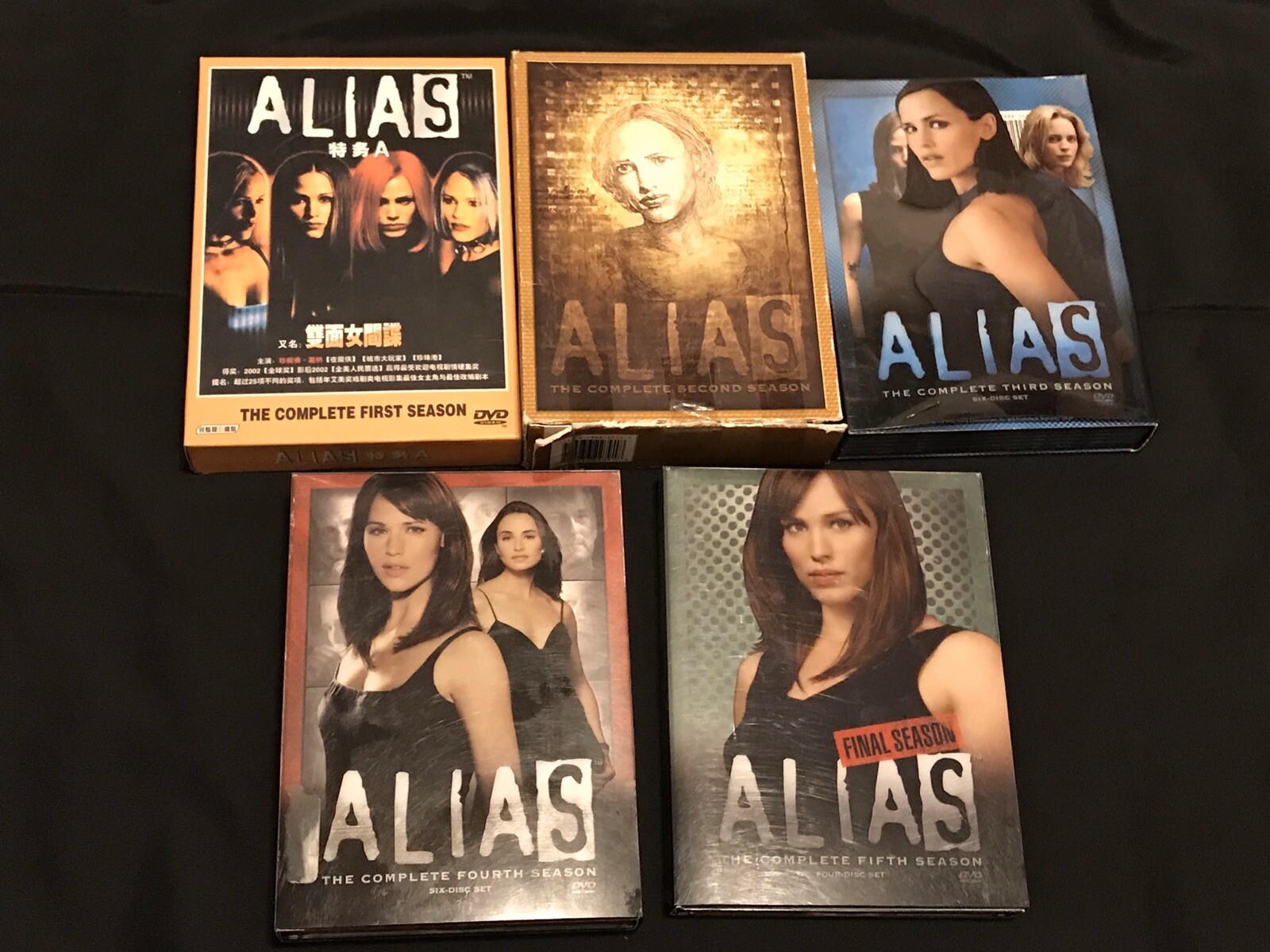 Alias Complete Series 1-5 Seasons DVDs | eBay