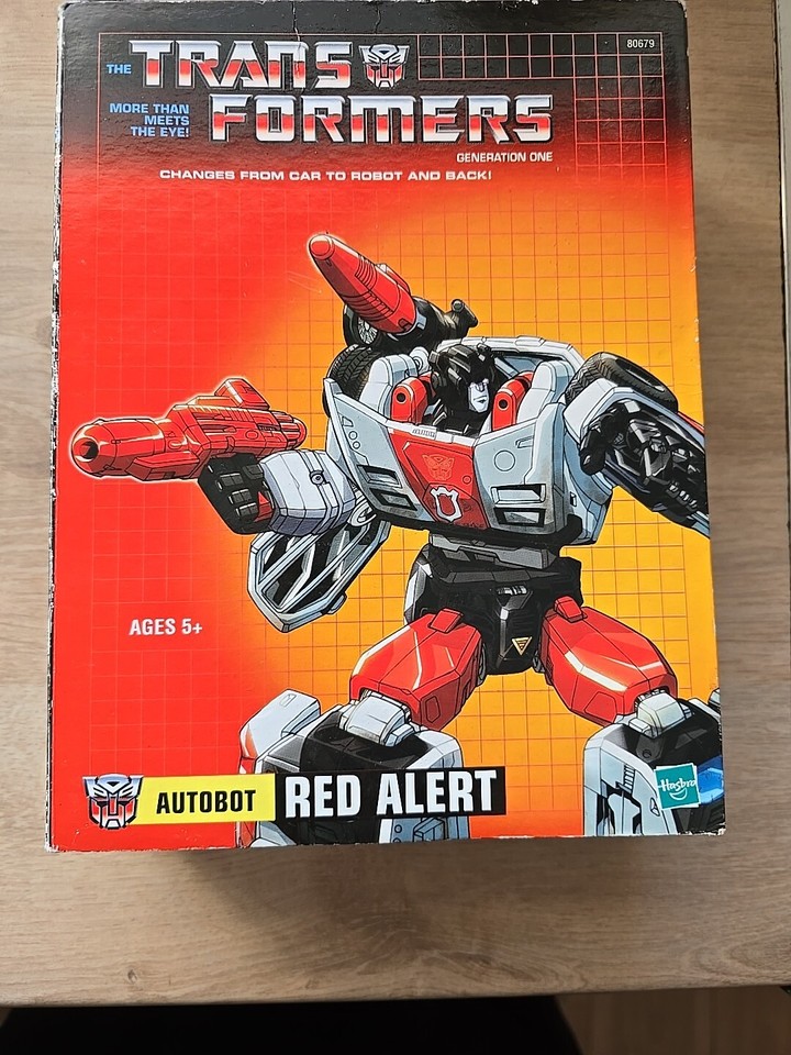 Transformers Red Alert G1 Reissue | eBay UK