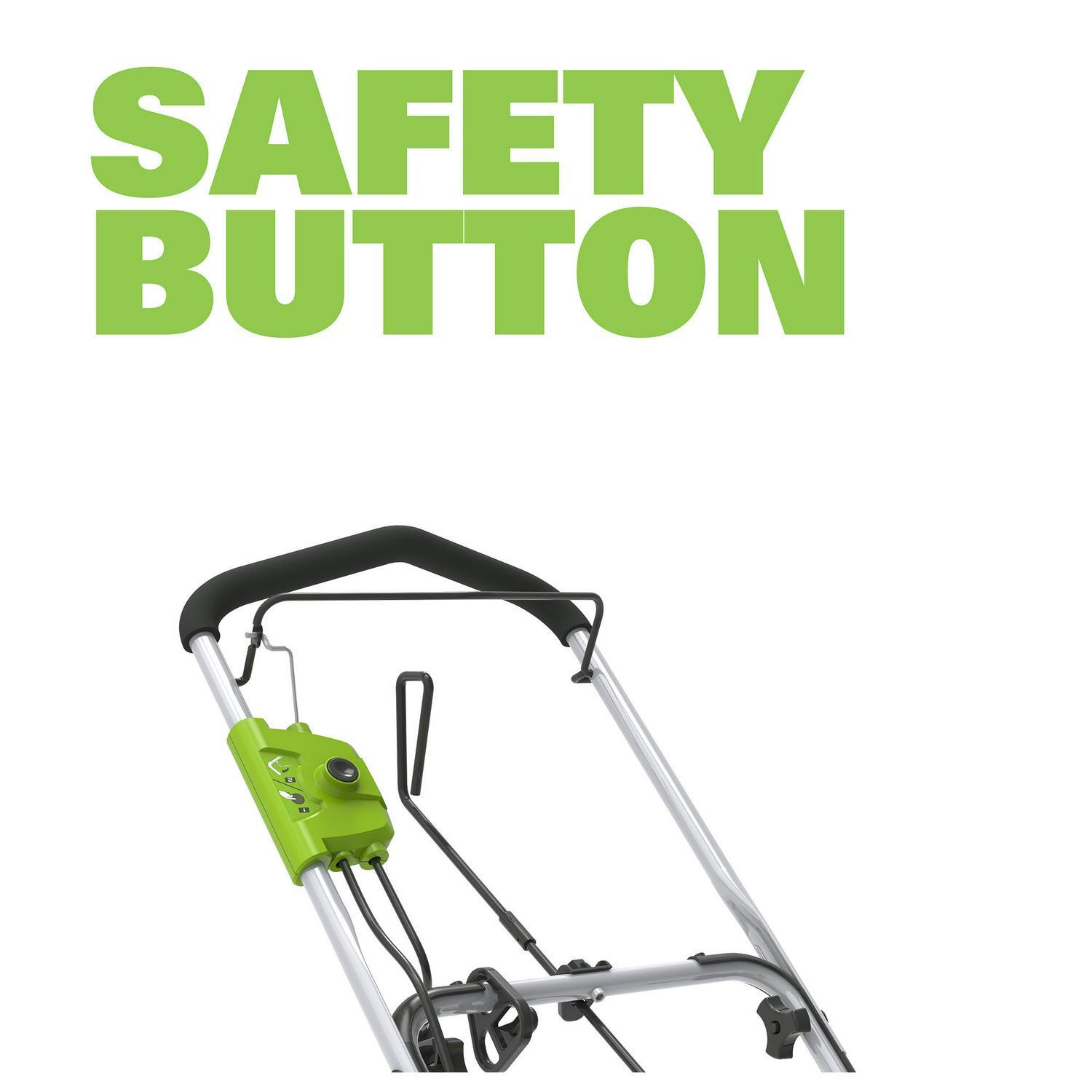 Snow Thrower Blower Corded Electric 13 Amp 20 Inch Adjustable Chute ...