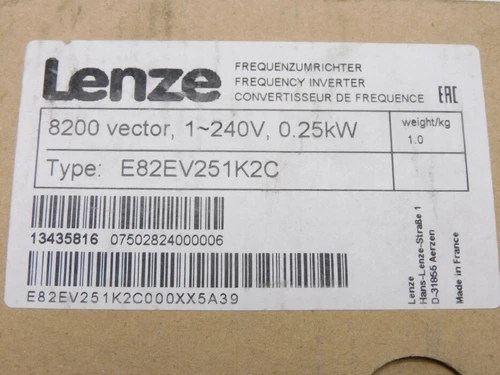 NEW LENZE INVERTER E82EV251K2C E82EV251_2C EXPEDITED SHIPPING | eBay