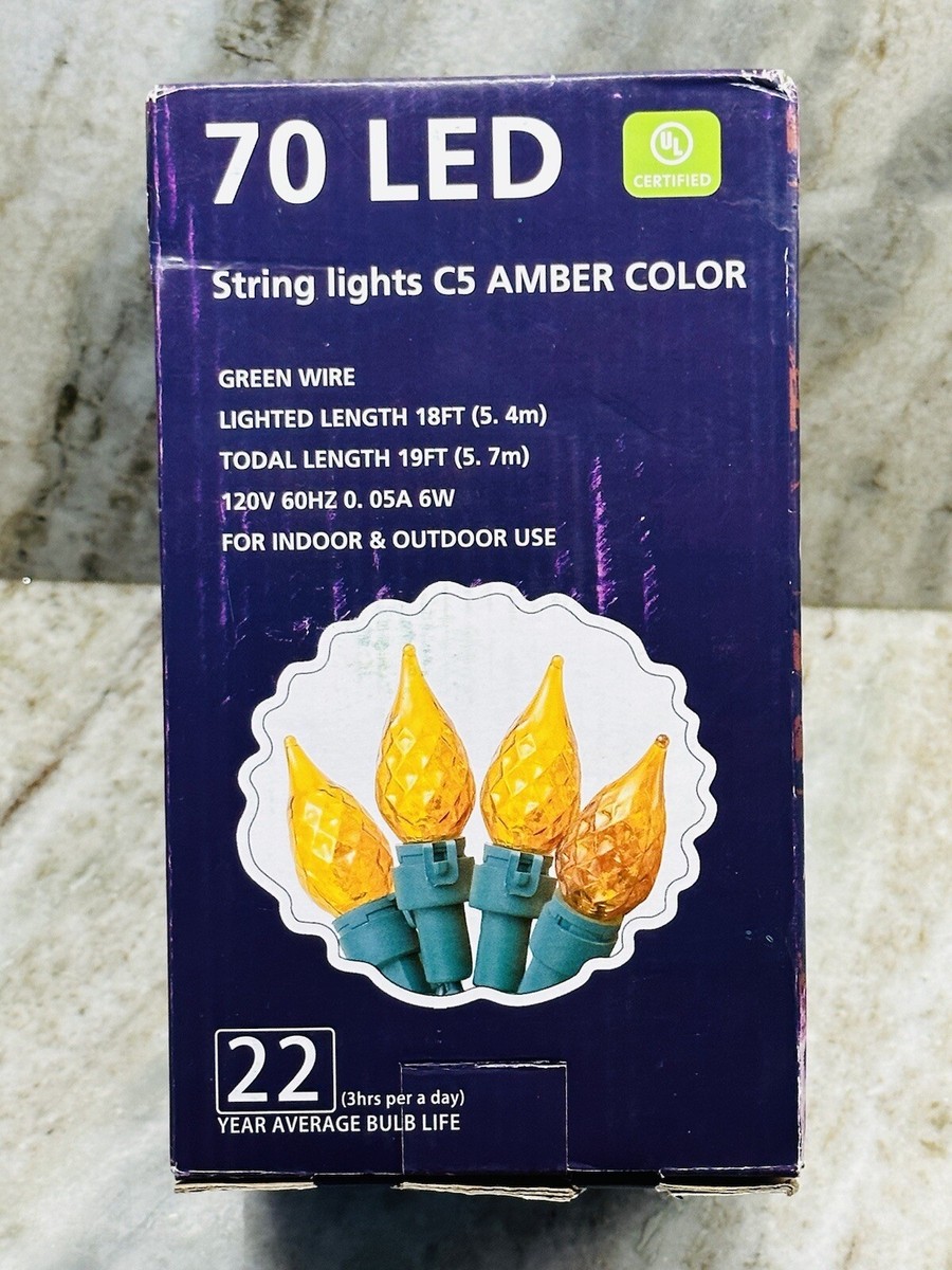 Amber Led Christmas Lights